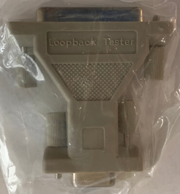 Serial Loop Back Tester DB9/9 Pin to DB25/25 Pin Molded Female to ...