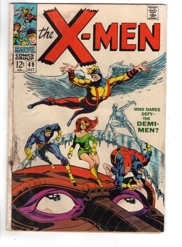 X-MEN #49 (1968) - GRADE 3.0 - 1ST APPEARANCE MESMERO & LORNA DANES ...