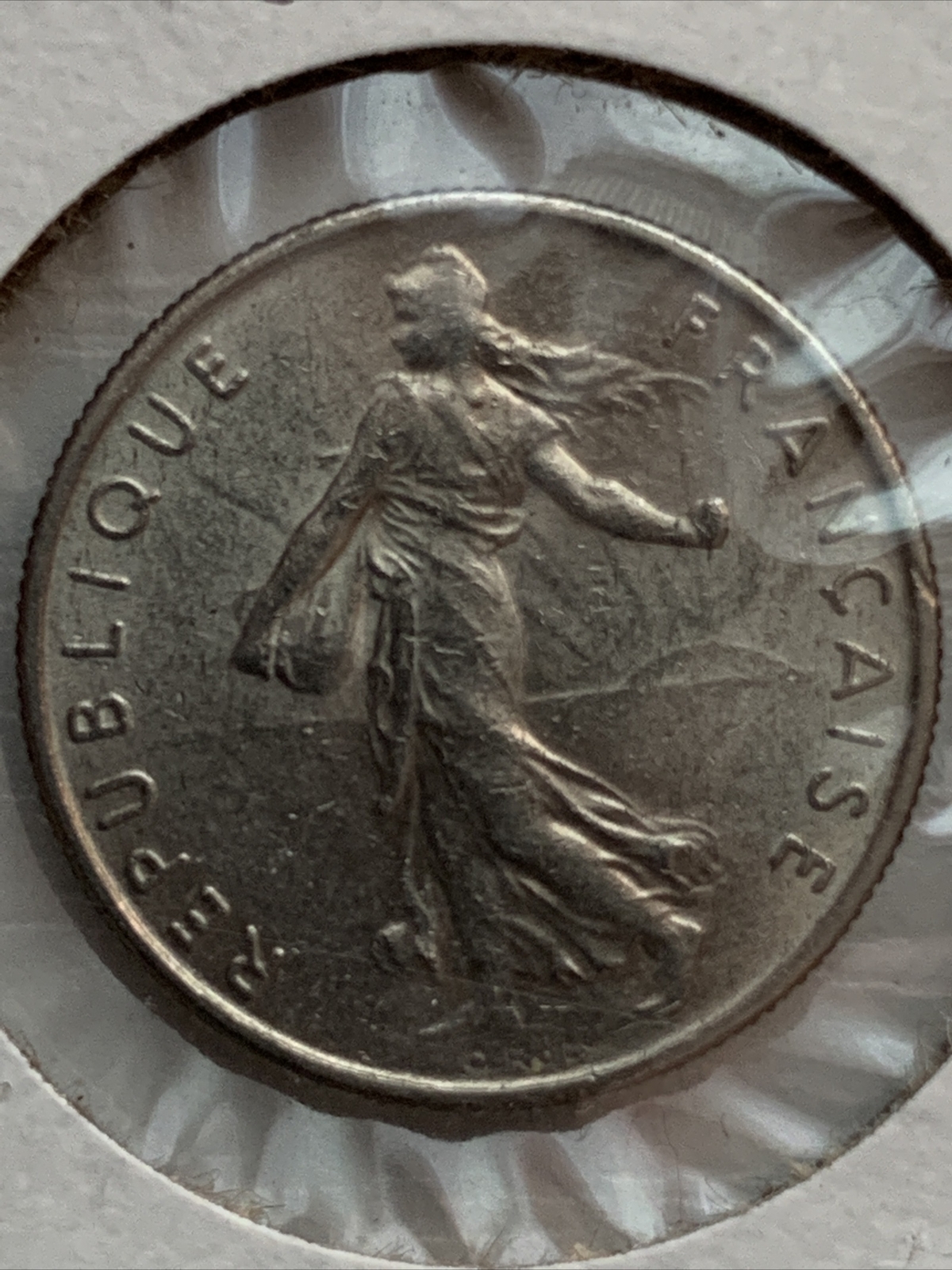 France 1/2 Franc KM# 931.1 1965 Large Legends⚜️🌀🔷 | eBay