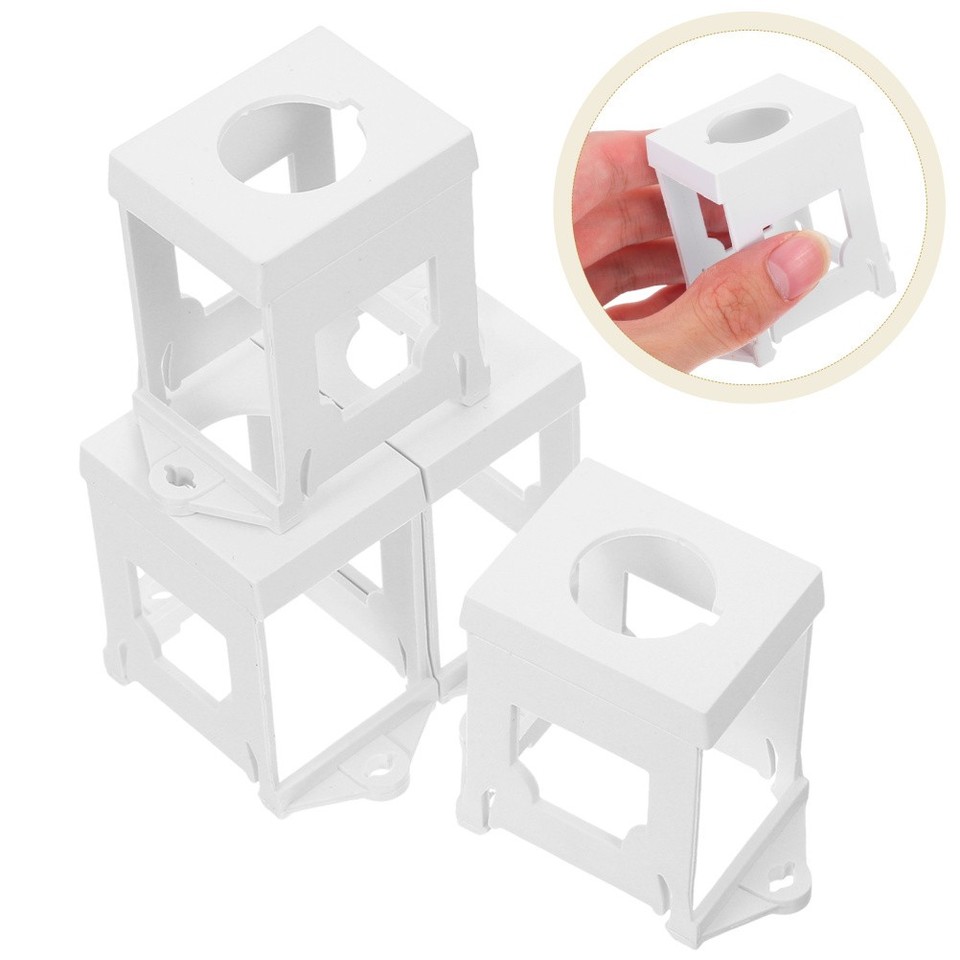 4 Pcs Push Button Mounting Adapter Potentiometer Stop Rail Bracket | eBay