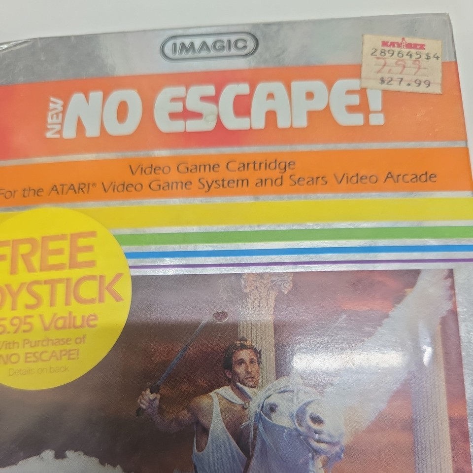 No Escape! Imagic Atari 2600 VCS 1983 New Sealed | eBay