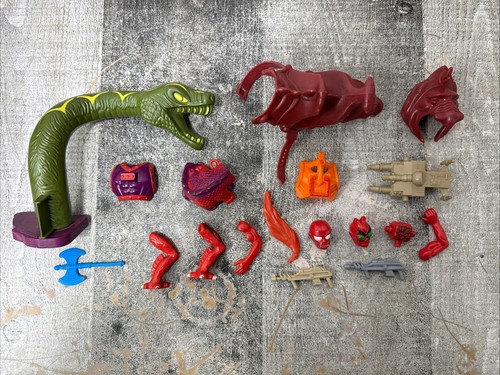 Vintage 1980s MOTU Masters of the Universe Mixed Parts Lot Weapons ...