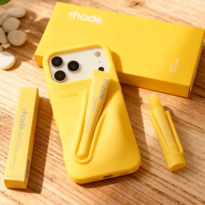 Rhode Peptide Lip-Tint Silicon Phone Case WITH Lipgloss Summer for ...