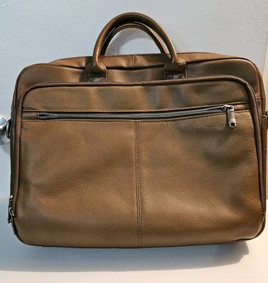 Samsonite Classic Brown Leather Toploader Briefcase One Size - No Strap ...