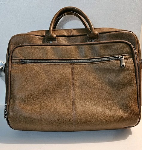 Samsonite Classic Brown Leather Toploader Briefcase One Size - No Strap ...