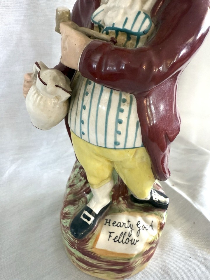 Antique English Hearty Good Fellow Toby Jug Pitcher Majolica? | eBay