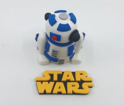 STAR WARS LOGO & R2-D2 EDIBLE CAKE TOPPER - X 1 OF EACH - SEE ...