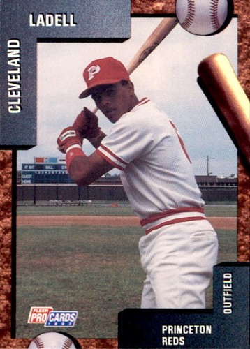 1992 Princeton Reds Fleer/ProCards #3098 Cleveland Ladell Dallas Texas ...