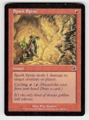 Scourge #105 Spark Spray | eBay