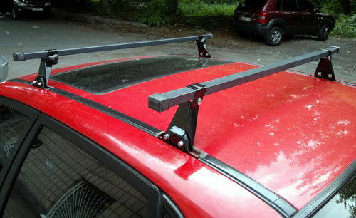 Roof Rack Bars M10AS 110cm fits to Vauxhall/Opel Corsa C Hatchback 2001 ...