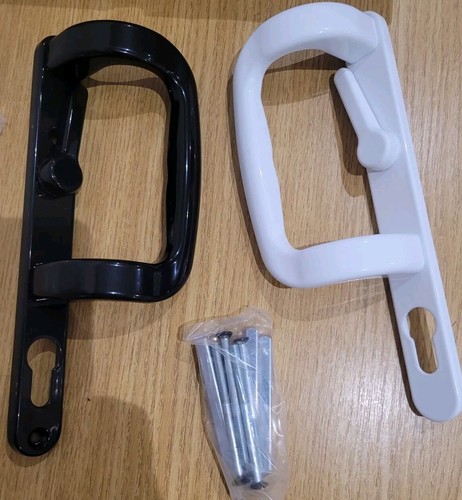 Yale Sparta Locking Patio Door Handles. Outer White, Inner Black | eBay UK