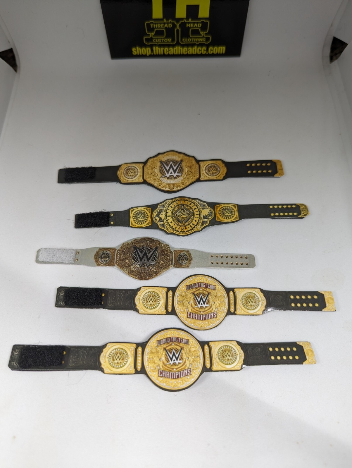 New 2024 Raw Custom Wrestling Figure Belts WWE NXT (Figure not included ...