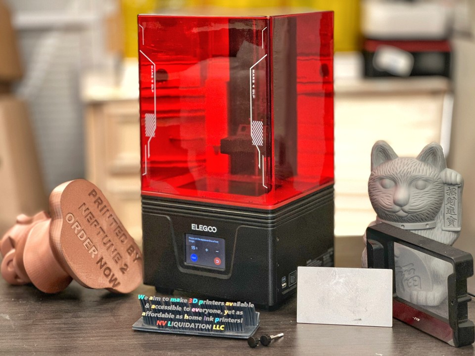 Elegoo Mars 4 Series Lot Max, Ultra, DLP Resin 3D Printer 2K 6k 9k ...