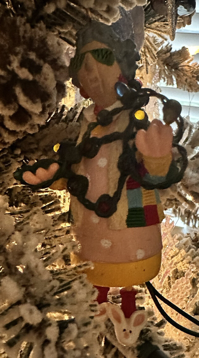 Hallmark MAXINE Ornament 1994 - Blinking Christmas Lights WORKS Vintage ...