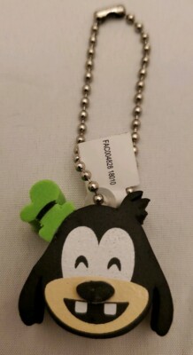 Disney Parks Exclusive Keychain - Two Faces Emoji Goofy Foam Dangler | eBay
