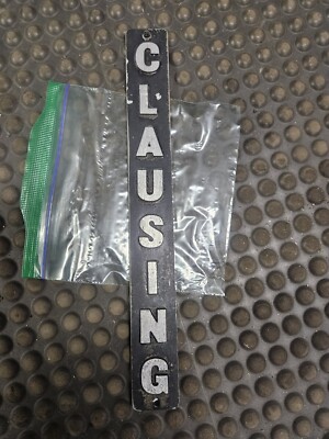 Clausing 5900 Cabinet Badge w/ Drive Screws | eBay