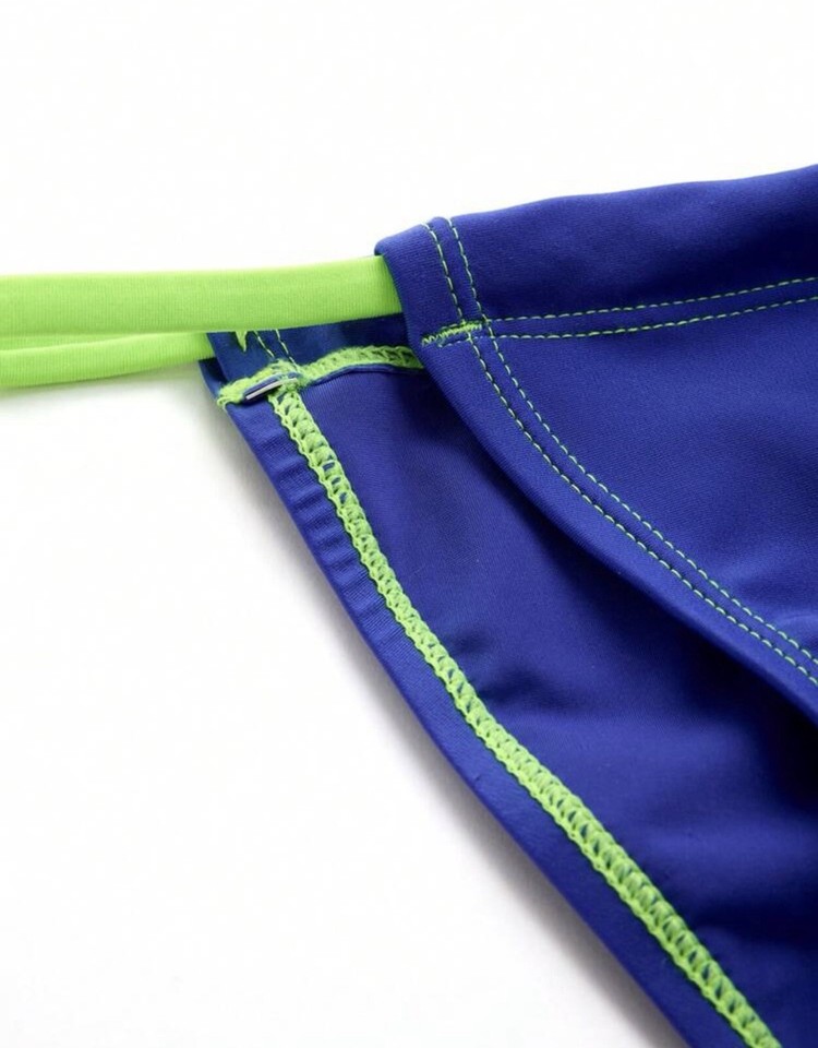 Men’s Blue Lime Green Swim Briefs/ Swimsuit/ Speedo/ Trunks Size XL | eBay