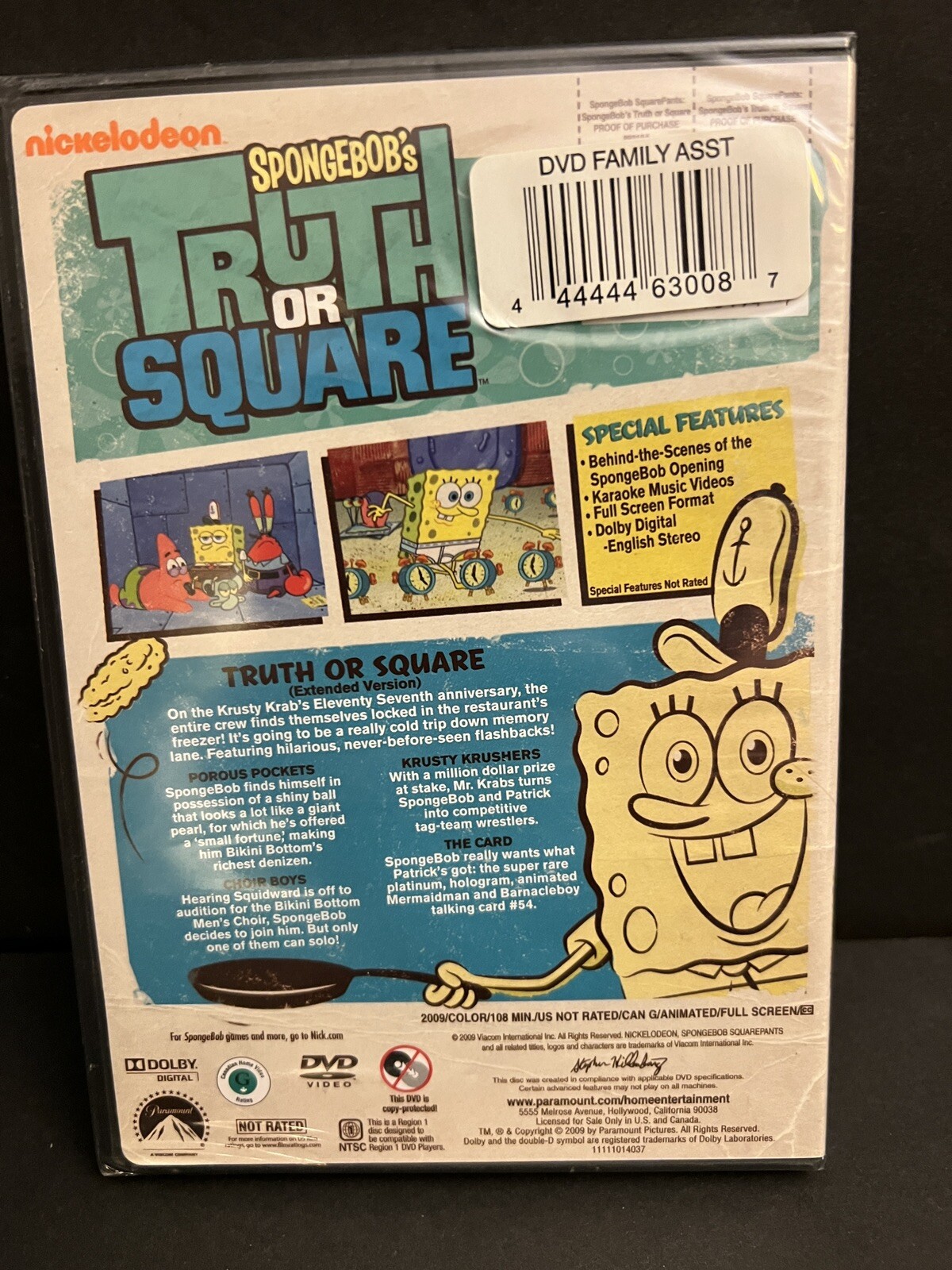 SpongeBob SquarePants: Truth or Square (DVD, 2009) for sale online | eBay