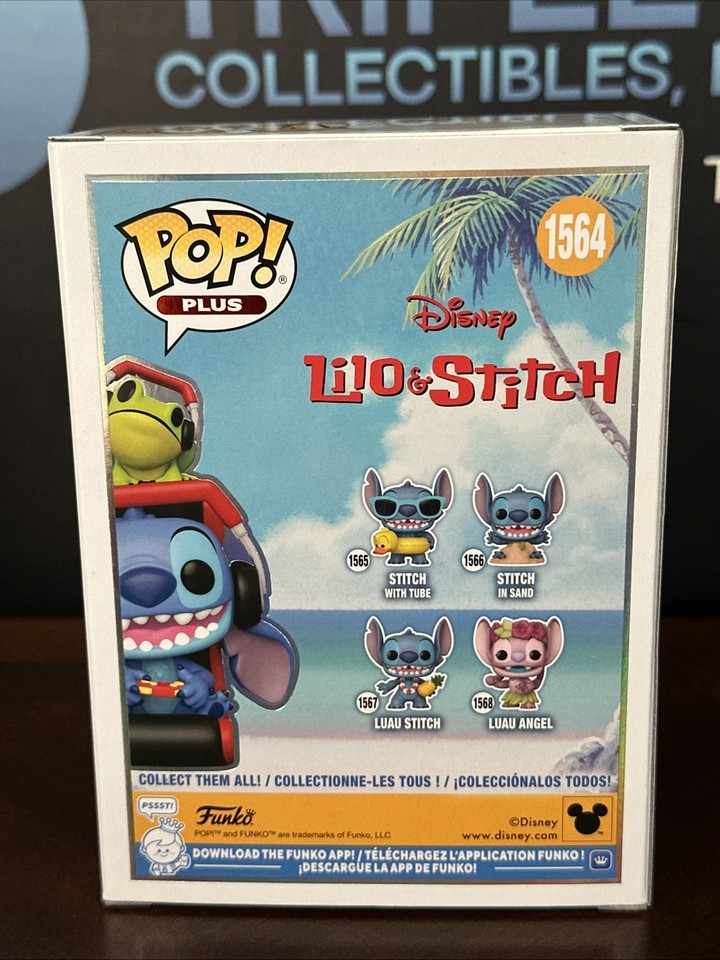 Funko Pop! Plus: Disney - Gamer Stitch (Metallic) #1564 889698871204| eBay