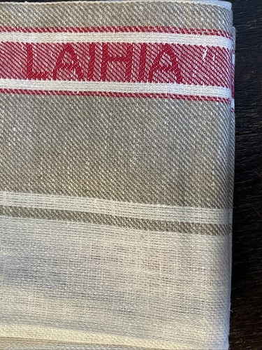 Vintage Scandinavian Laihia Finland Woven Linen Tablecloth Runner 26x46 ...