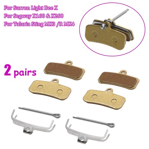 Front & Rear Brake Pads for Surron Light Bee X for Segway Talaria Sting ...