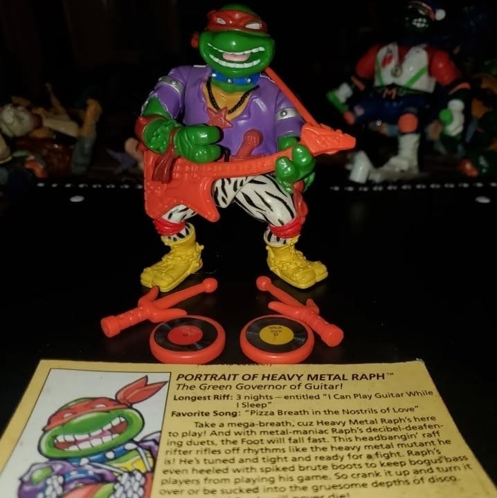 Rock N Roll Mutant TMNT Teenage Mutant Ninja Turtles Complete with File ...