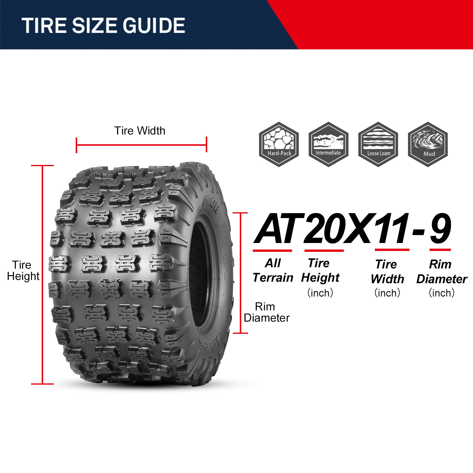 Atv Tires By Size