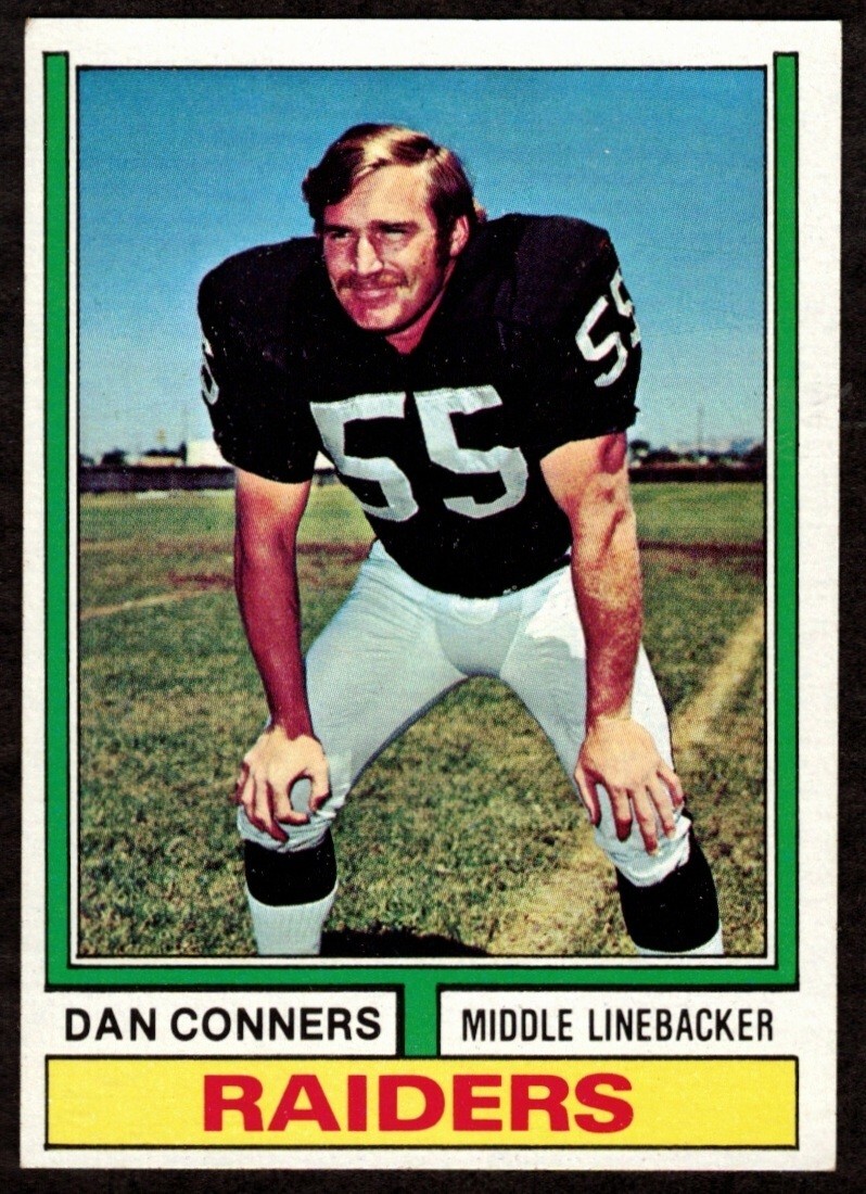 1974 Topps Dan Conners #358 Oakland Raiders | eBay