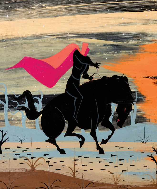 Disney Mary Blair Headless Horseman w Orange Fire Poster MATTE 13x19 | eBay