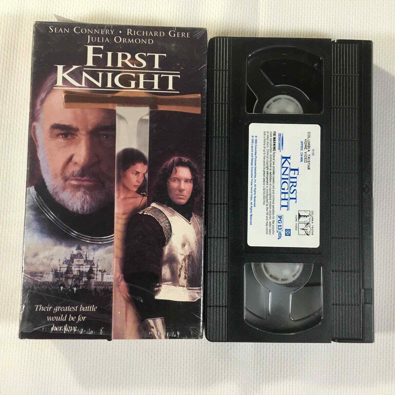 First Knight VHS Original Release 1995 Sean Connery Richard Gere ...