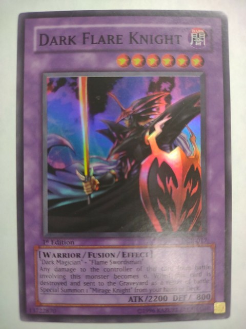 Yu-Gi-Oh! TCG Dark Flare Knight Dark Crisis DCR-017 1st Edition Super ...