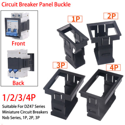 MCB Panel Snap Buckle Mounting Bracket 1/2/3/4 Pole Circuit Breaker ...