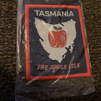 VTG TASMANIA The Apple Isle Australia Sew On Woven Patch | eBay