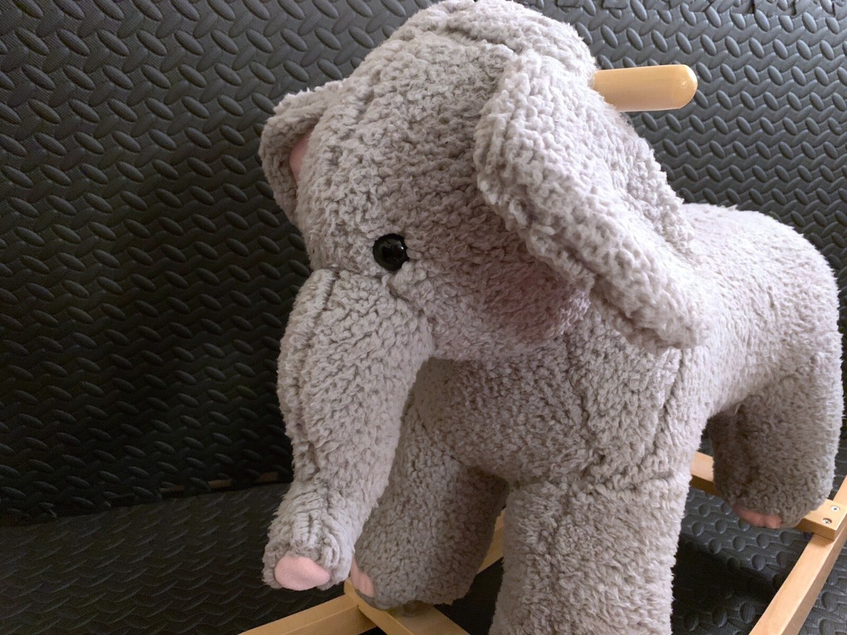Stuffed Rocking Elephant