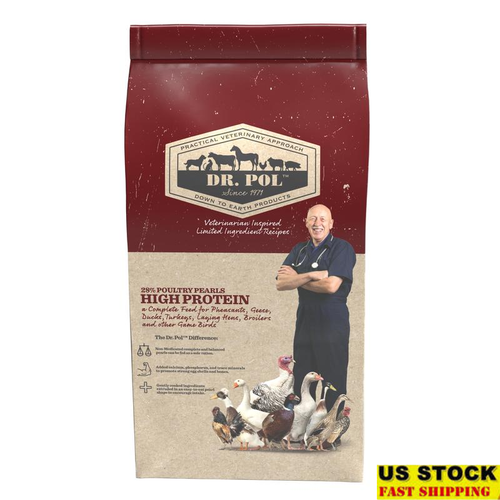 High Protein Gamebird Feed 28% Young Pheasants Ducks Turkeys Geese 6 lb ...