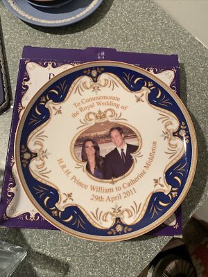 Commemorative Plate ROYAL WEDDING of PRINCE WILLIAM to CATHERINE ...