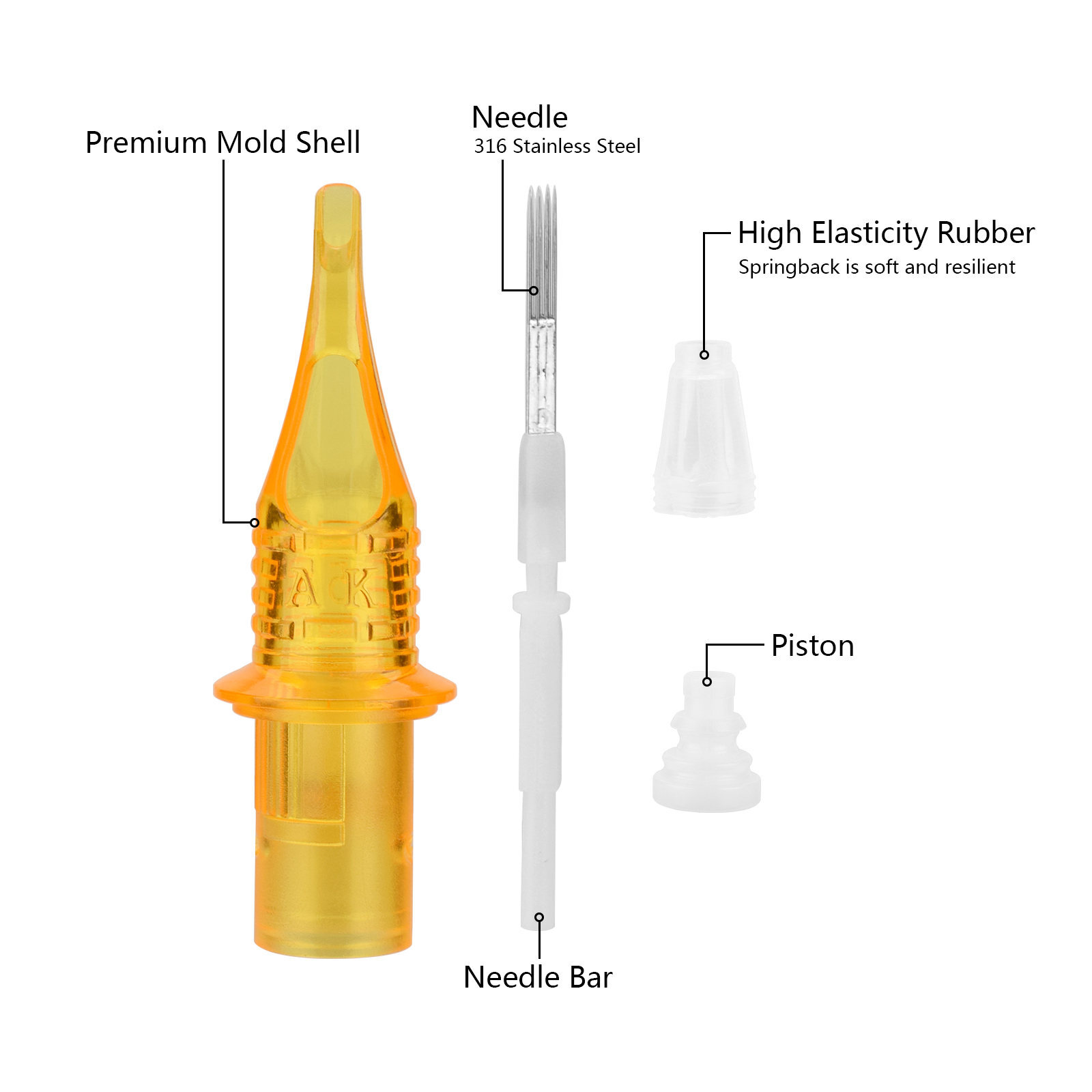 ATOMUS Cartridges Disposable 10pcs Machine Cartridge Y5Z8 | eBay