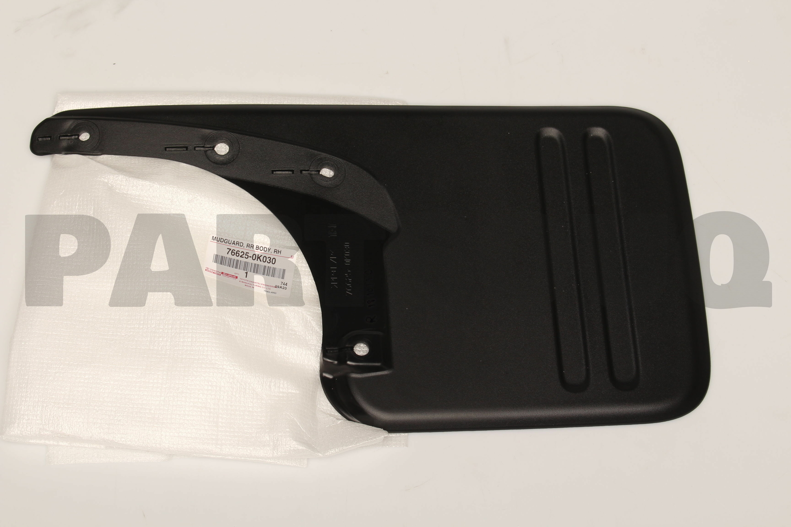 766250K030 Genuine Toyota MUDGUARD, QUARTER PANEL, REAR RH 76625-0K030 ...