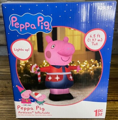 Hasbro, Peppa Pig, 2023, 4.5’ Tall, Lights Up, Inflatable, NIB ...