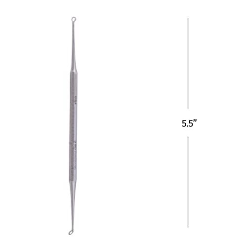 Blackhead Remover Comedone Extractor Tool - Dual Loop Whitehead Blemish ...