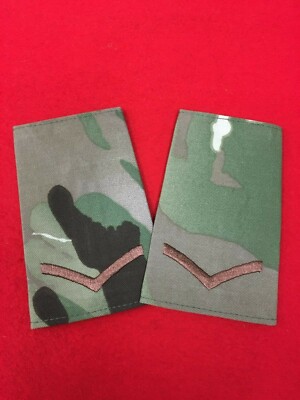 2 X LCPL Bronze Combat Rank Slide MTP Lance Corporal Multicam Combat ...