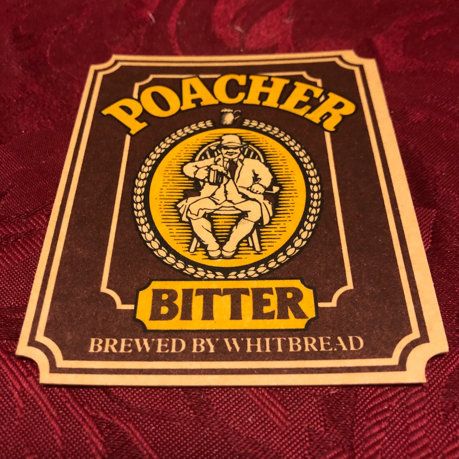 BREWERIANA - WHITBREAD - POACHER BITTER - A POACHING OWN-GOAL - BEER ...