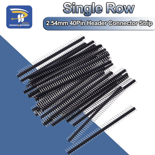 10-Pack 40-Pin Male Header Connector for Arduino PCB Electronic ...