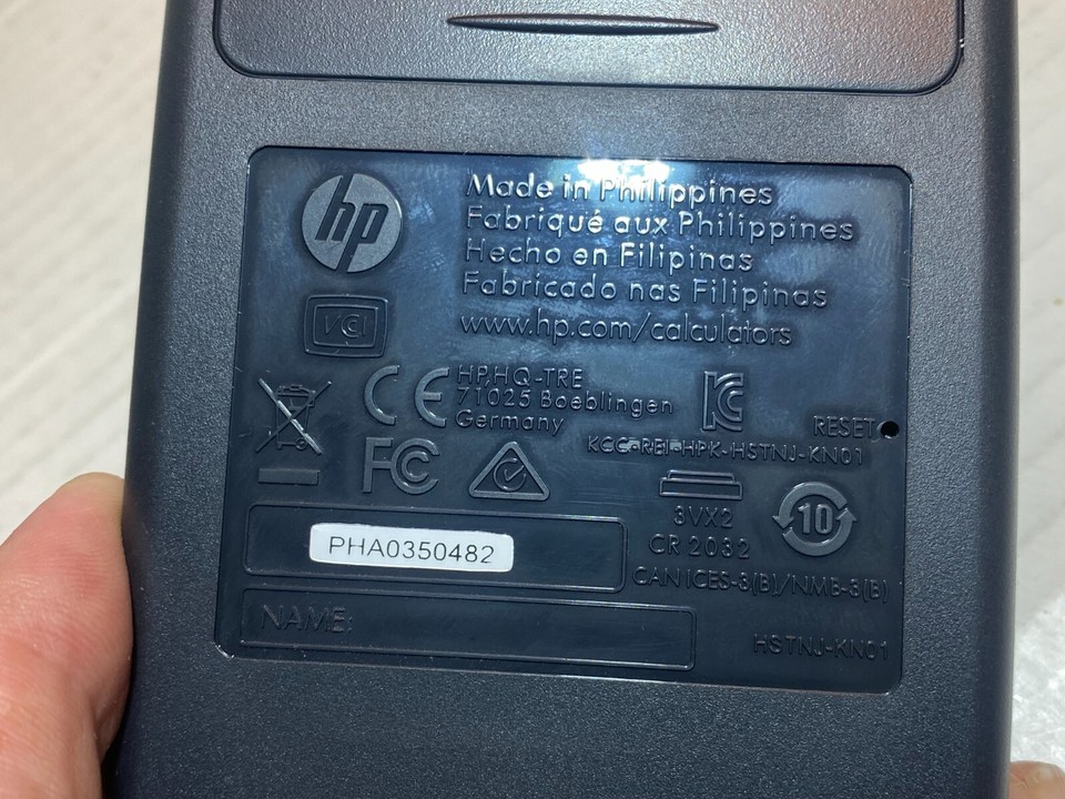 Hewlett Packard HP 35s Scientific Calculator with HP Case & Batteries ...