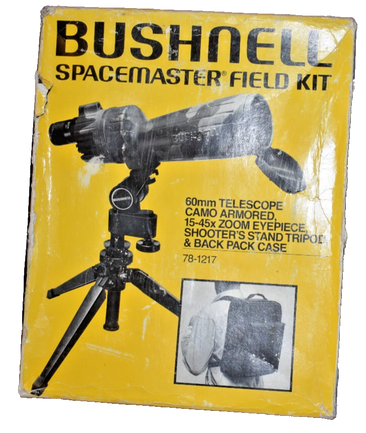 Bushnell Spacemaster Camo Armored Field Kit 60mm Spotting Scope Tripod ...