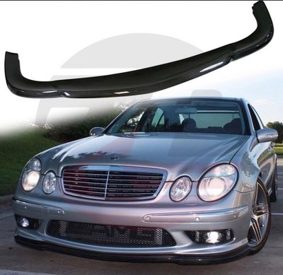(NEW) SUVNEER Carbon Fiber Front Lip For W211 (03-06) E55 AMG | eBay