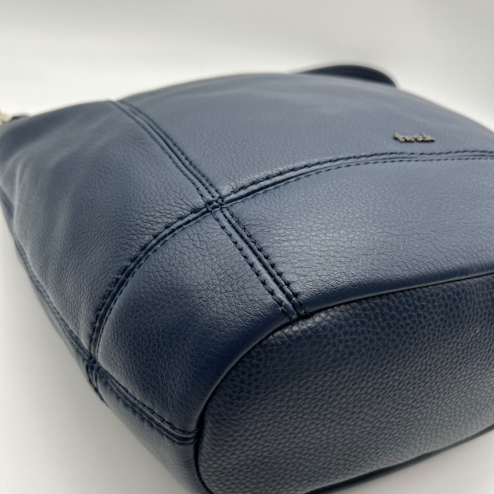 The Sak Indigo Blue Sequoia Leather Hobo Bag | eBay