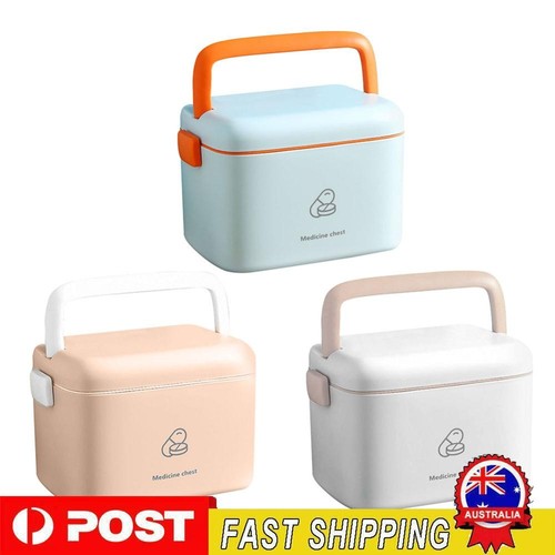 Family Medicine Organizer Box Portable First Aid Kit Pill Storage ...