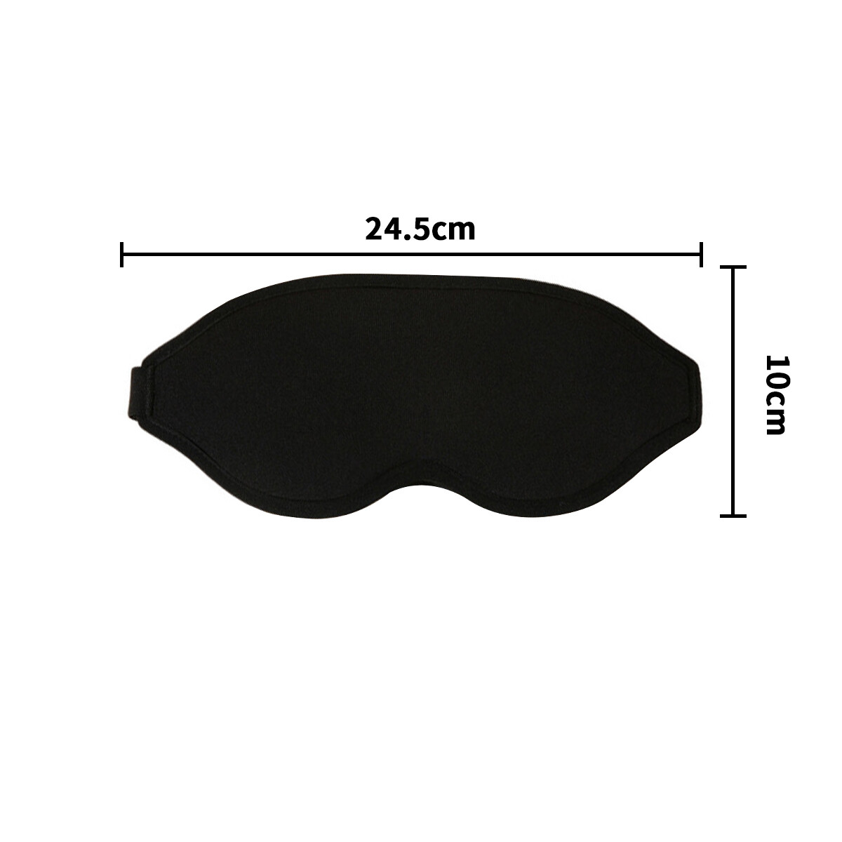 UK Soft Padded Sleep Mask 3D Eye Blackout Luxurious Eye Cover Travel ...