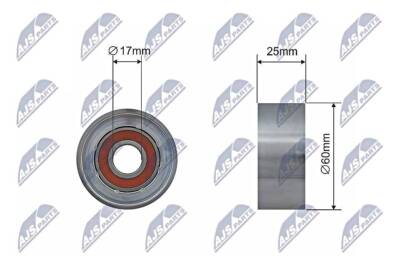 V-Belt Tensioner Pulley For DACIA Dokker Express RENAULT 07-18 ...